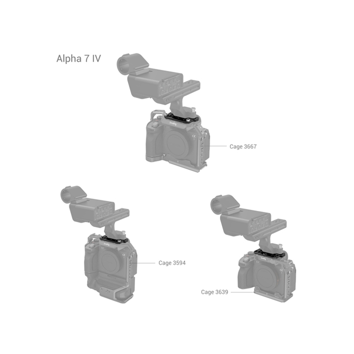 SmallRig 4019 Adapter til Sony FX3/FX30 XLR